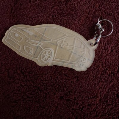 Custom Car Acrylic Keychain - Etsy