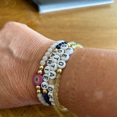 Vote Beaded Bracelet Vote Bracelet Suffragette Bracelet - Etsy