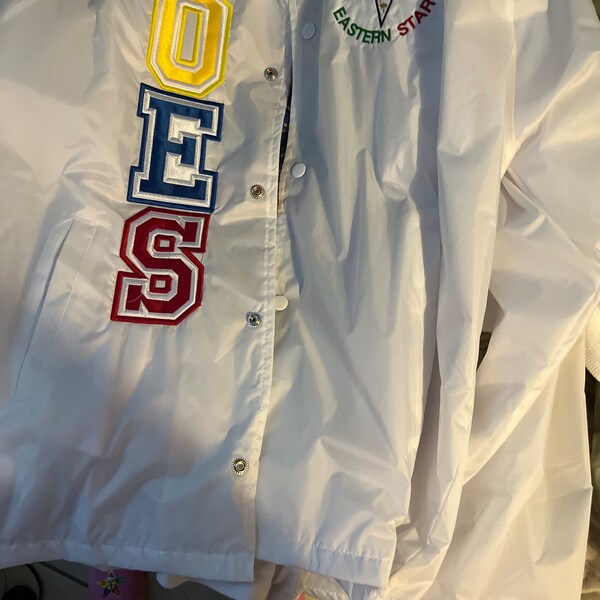 Order of the Golden Circle Cardigan, Eastern Star, OES, Cardigan ...