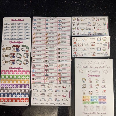 Printable Digital Planner Sticker: Kawaii Cat Kitten Cute Instant ...