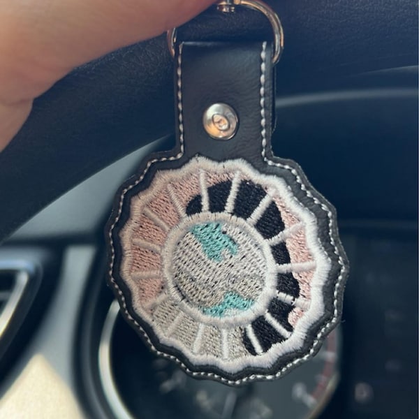 Not a Lot, Just Forever Embroidered Key Tag (adrianne Lenker) - Etsy