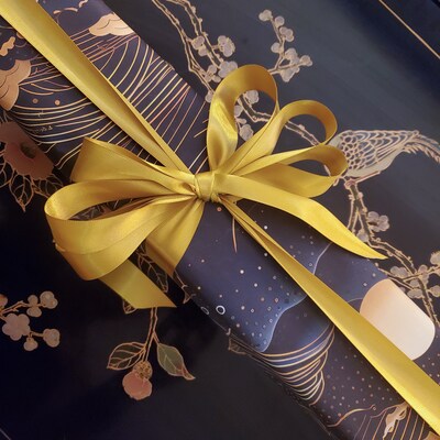 Luxury Timber Gift Wrapping Paper Christmas Birthday Elegant Luxury ...