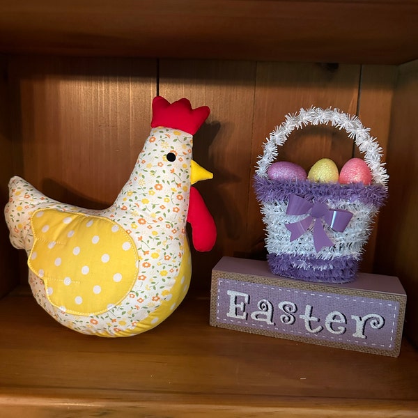 Easter Chicken Spring Home Decor, Spring Chicken Easter Table Decor ...