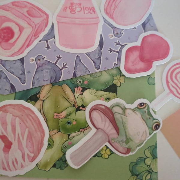 Sakura Controller Sticker | Gamer Girl | Kawaii Sticker Pack | Matte ...