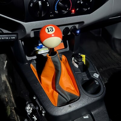 Billiard Pool Ball Shift Knob Threaded Gear Shifter Shifting Exact Fit ...