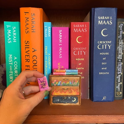 Mini Bookcase Shadow Box - Etsy
