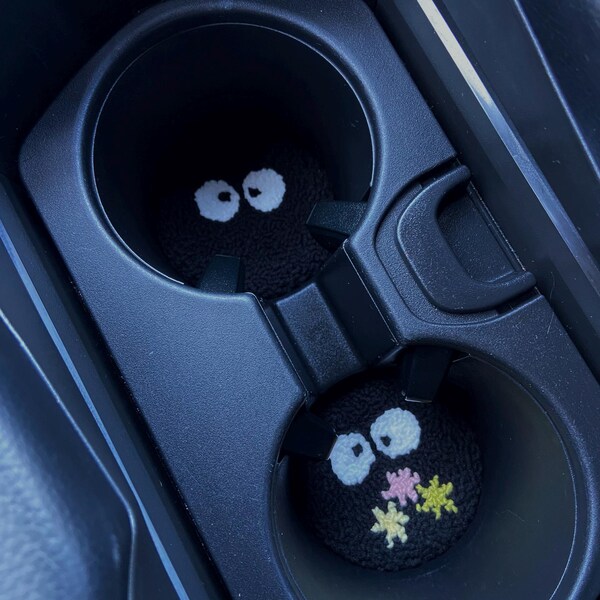 Blue Heart Evil Eye Punch Needle Keychain, Bag Charm, Handmade Gift ...