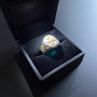 University Graduation Ring, Class Band College Ring, Personalized ...