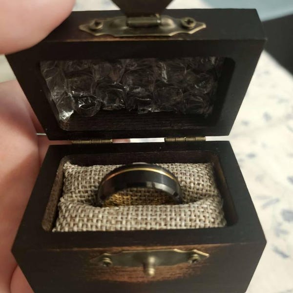 Red Ruby Ring, Rose Gold Red Ruby German Glass Wedding Tungsten Carbide ...