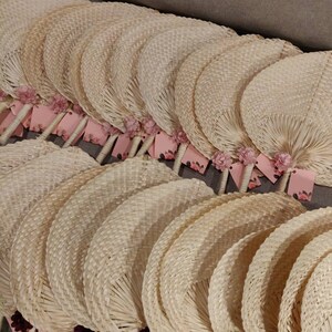 Hand Fans for Beach Wedding // Tropical Hand Fan Favors Great for ...