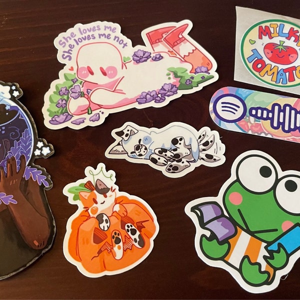 Fishbowl Cuties Stickers! - Etsy