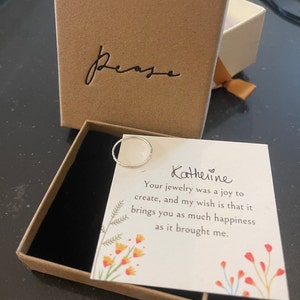 Custom 1 Mm Secret Message Ring, Hidden Quote Jewelry, Initial Ring ...