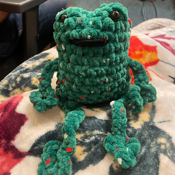 No Sew Leggy Froggy Crochet Pattern Easy Beginner Small Amigurumi Frog ...