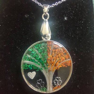 Personalizable Tree of Life With Locks of Hair or Fur, Pendant ...