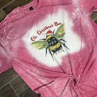 Oh Christmas Bee PNG Download Watercolor Holiday Bee With Santa Hat and ...