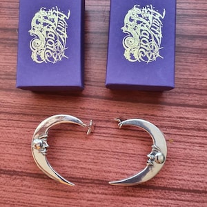 Crescent Moon Ear Wrap Silver Prince Ear Wrap Moon Ear Cuff Celebrity ...