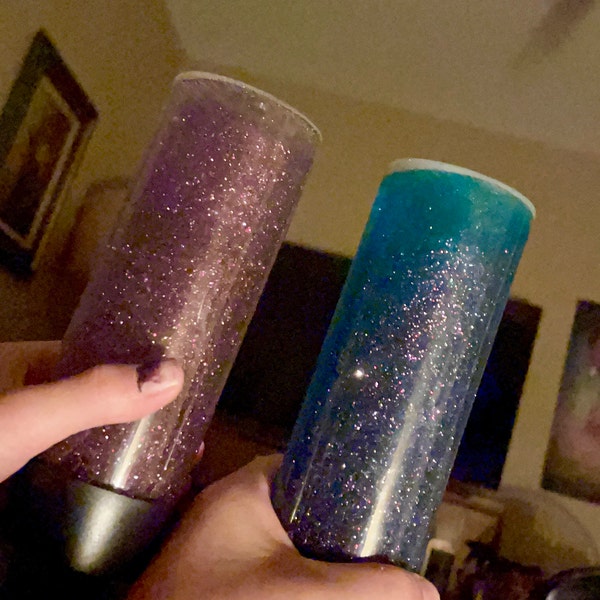 Bisexual Flag Inspired Glitter Sensory Bottle | Calm Down Bottle ...