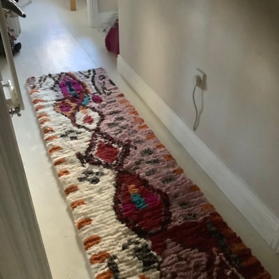 Green Runner Rugs-custom Runner Rug-handwoven Runner Rug-berber Green ...