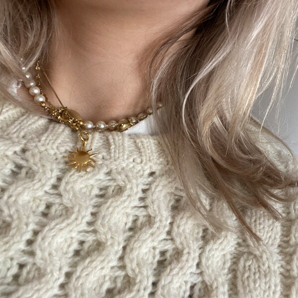 Cyprus Large Idol of Pomos Pendant Necklace, Neolithic Fertility ...