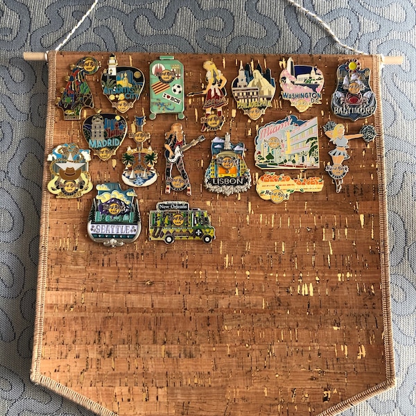 Premium Cork Pin Display, Pin Badge Display, Cork Pennant, Enamel Pin ...
