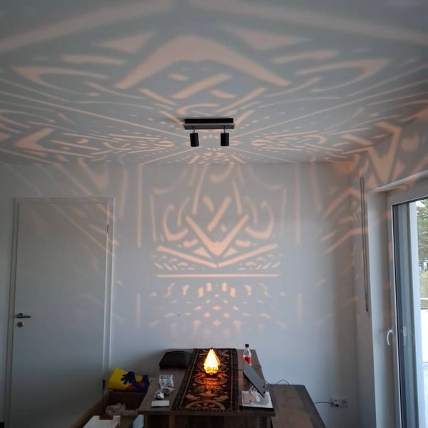 Viking Shadow Lantern – Norse Thor Hammer Mjolnir Pegan Night Light - Etsy