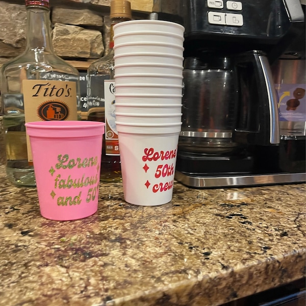 Personalized Party Cups, Custom Bachelorette Party Cups, Bachelorette ...
