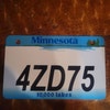 New** Black Minnesota ATV License Plate MN A.T.V./UTV **free Shipping ...