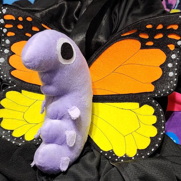 Klampon Plushie, Blue Crocodile Plush, Handmade Stuffed Animal, 10.6in ...