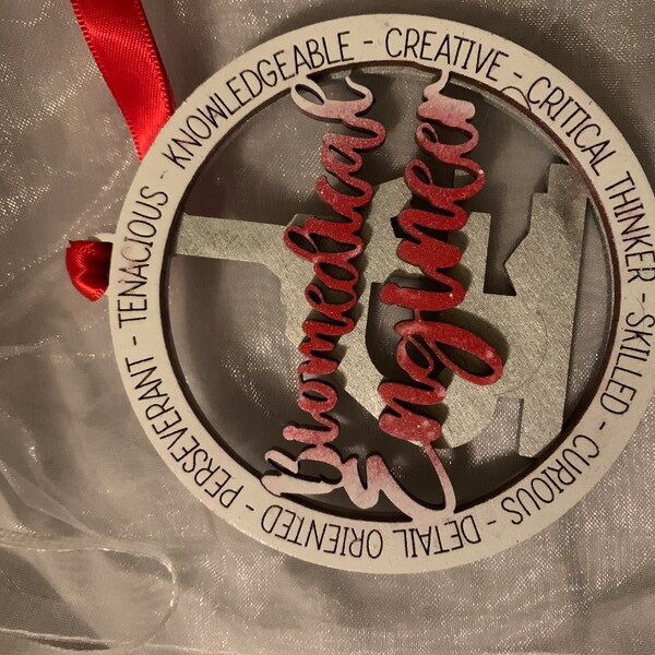 Biomedical Engineer Christmas Ornament, Biomedical Engineer Xmas ...