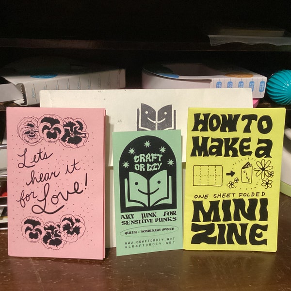 How to Make a Mini Zine | Illustrated Mini Zine - Etsy
