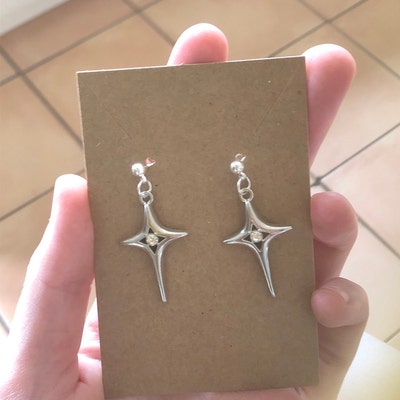 Matching Silver Star Necklace Set, Matching Jewellery Necklace Set for ...