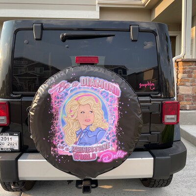 Spare Tire Covers Full Color Print Custom Logo Wheel Cover With ...