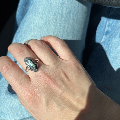 Sterling Silver Harp Ring, Note Ring, Instrument Ring, Silver Ring ...