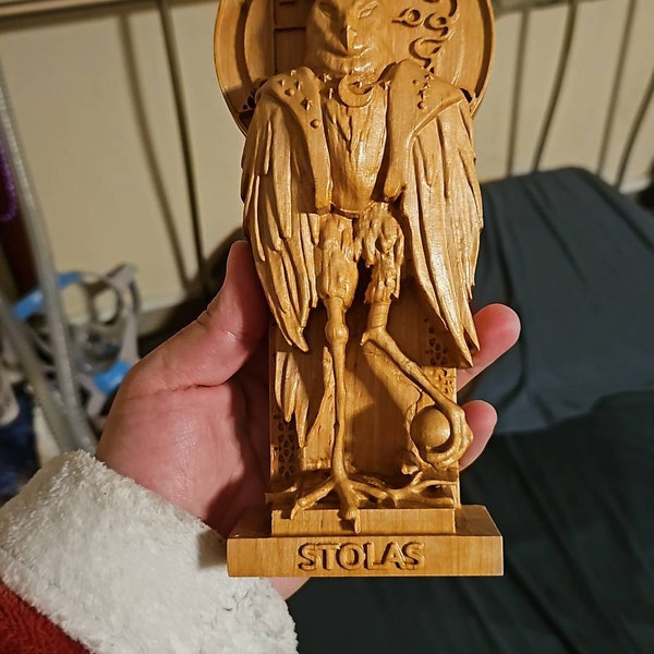 Stolas Goetia Demon, Stolas Statue, Demonology Figure, Goetia Demon ...