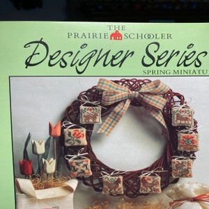 Spring Miniatures by Prairie Schooler Counted Cross Stitch Pattern ...
