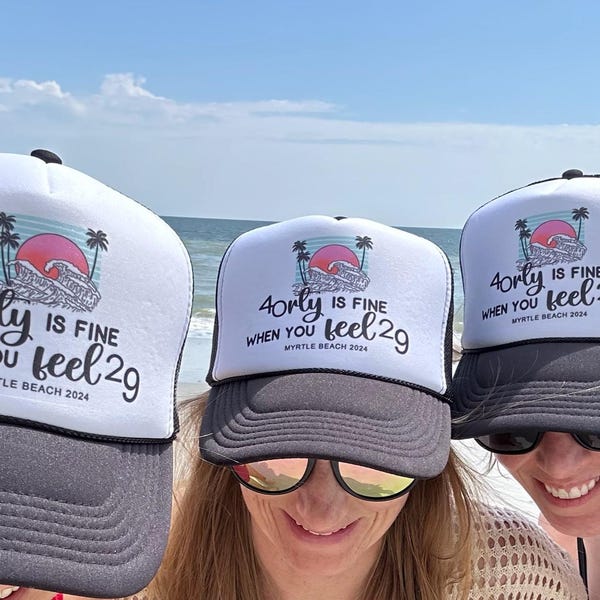 Country Club Trucker Hats Beach Club Cabana Club Girls Trip ...