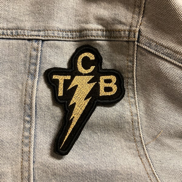 Embroidered Iron on TCB Patch, Iron on Applique, TCB Logo, Iron on ...