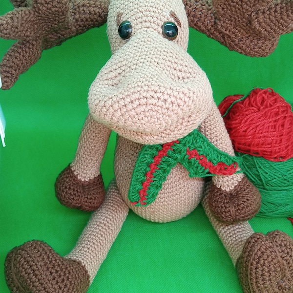 PATTERN - Moses the Moose - Crochet Amigurumi Pattern - Etsy