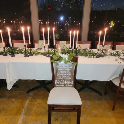 In Loving Memory Wedding Sign for Table Wedding Memorial for - Etsy