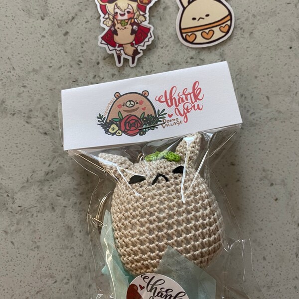 Amigurumi - GENSHIN Klee Dodoco Keyring *made2order* - Etsy