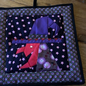 Toothy Witch Paper Pieced Block Pattern in PDF, Foundation Piecing ...