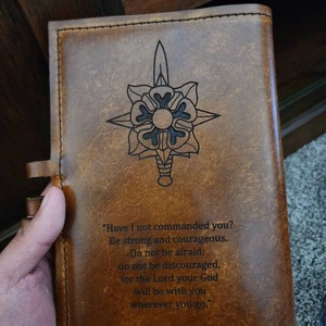 Single Anchor Navy Chief Charge Book Leather Journal Cover - Etsy