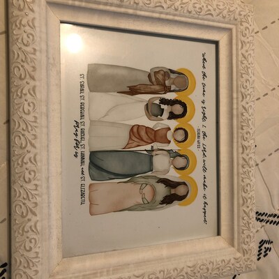 Infertility Saints Saint Print Saint Card Catholic Gift - Etsy