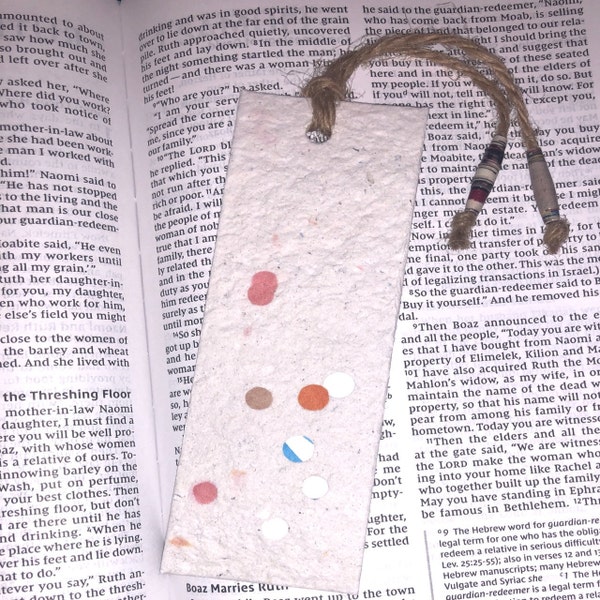 Haiti-made Bookmarks. Handmade Paper. Gifts for Readers. Book Lovers ...