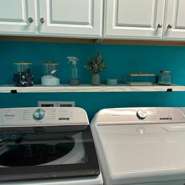 Industrial Laundry Hanging Bar, 11" Deep Laundry Hanger, Entryway ...