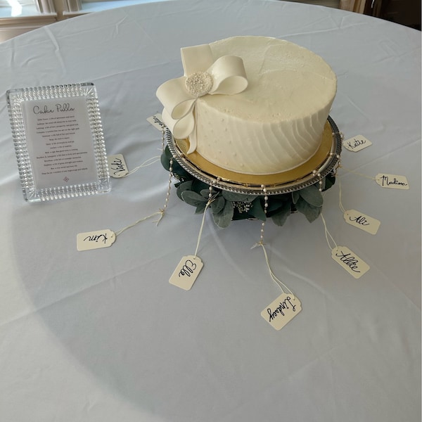 Gold Cake Pulls, Modern Cake Pulls, Unique Cake Pulls, Handmade, New ...