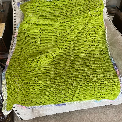Kobe cow Filet Crochet Written Pattern, Instant Downloadable PDF - Etsy