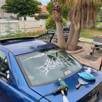 Hearts JDM Car Livery Decal Sticker Side Vehicle Wrap Bumper Sticker ...