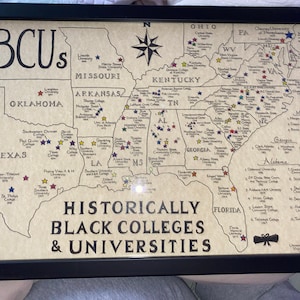 Hbcus Map - Etsy