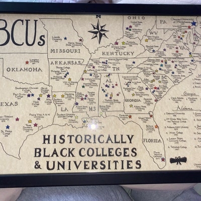Hbcus Map - Etsy